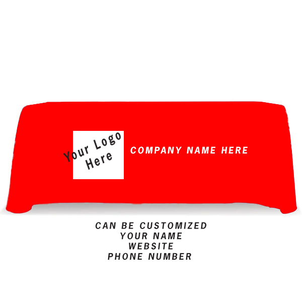 Table Throw Full Color, Dye Sub Print, Drape | PECOPRODUCTS