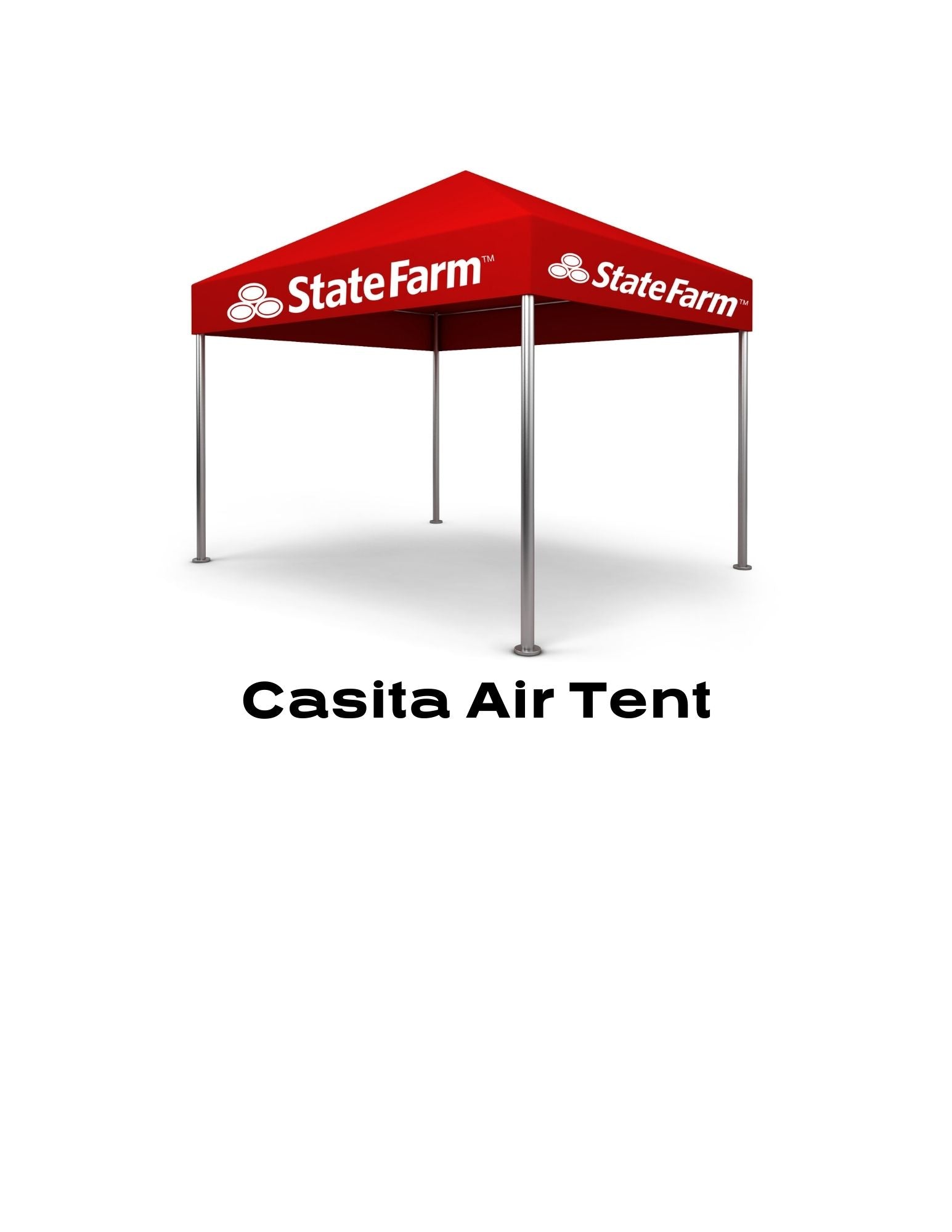 Red And White Canopy Tent